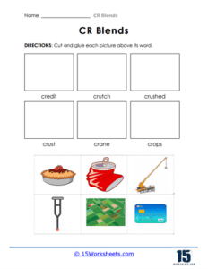 CR Blends Worksheets - 15 Worksheets.com