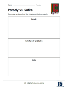 Parody Worksheets - 15 Worksheets.com
