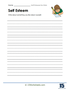 Self Esteem Worksheets | Personal Skills - 15 Worksheets.com
