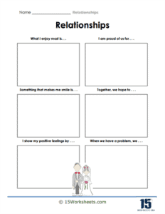 Relationships Worksheets | Personal Skills - 15 Worksheets.com