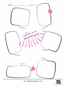 Self Love Worksheets | Personal Skills - 15 Worksheets.com