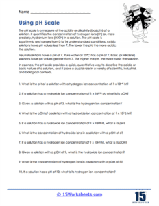 Acids and Bases Worksheets - 15 Worksheets.com