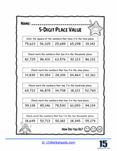 5-Digit Place Value Worksheets | Build Number Sense - 15 Worksheets.com