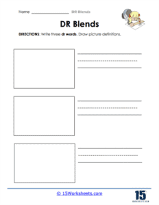 DR Blends Worksheets - 15 Worksheets.com