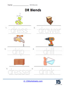 DR Blends Worksheets - 15 Worksheets.com