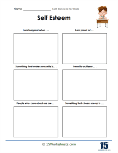 Self Esteem Worksheets | Personal Skills - 15 Worksheets.com
