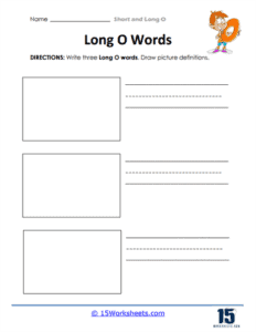 Short and Long O Worksheets - 15 Worksheets.com