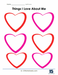 Self Love Worksheets | Personal Skills - 15 Worksheets.com