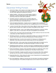 Months of the Year Writing Prompts | Inspirational Thoughts - 15 ...