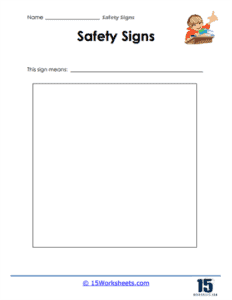 Safety Signs Worksheets | Daily Life Skills - 15 Worksheets.com