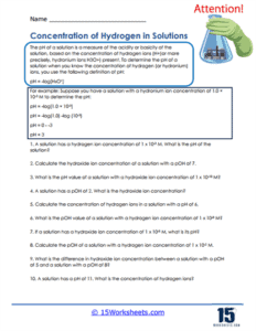 Acids and Bases Worksheets - 15 Worksheets.com