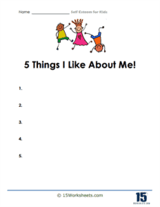 Self Esteem Worksheets | Personal Skills - 15 Worksheets.com