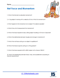 Forces and Motion Worksheets - 15 Worksheets.com