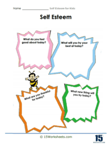 Self Esteem Worksheets | Personal Skills - 15 Worksheets.com