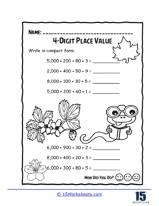 4-Digit Place Value Worksheets - 15 Worksheets.com