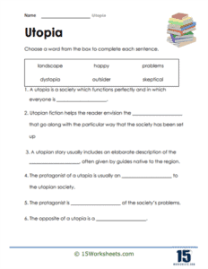 Utopia Worksheets - 15 Worksheets.com