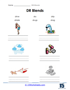 DR Blends Worksheets - 15 Worksheets.com