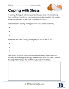 Coping Skills Worksheets - 15 Worksheets.com