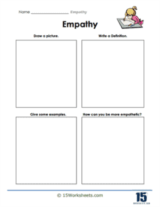 Empathy Worksheets - 15 Worksheets.com