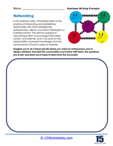 Business Writing Prompts | Professional World Thoughts - 15 Worksheets.com
