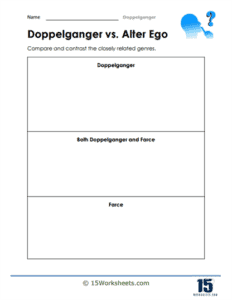 Doppelganger Worksheets | Literary Device - 15 Worksheets.com