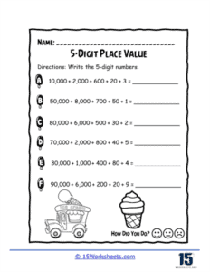 5-Digit Place Value Worksheets | Build Number Sense - 15 Worksheets.com