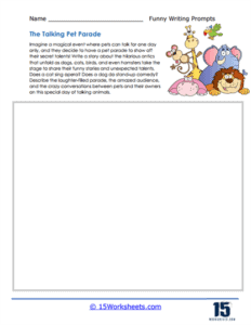 Funny Writing Prompts | Hilarious Activity Sheets - 15 Worksheets.com