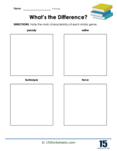 Parody Worksheets - 15 Worksheets.com