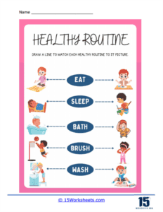 Daily Routine Worksheets | Kindergarten Thoughts - 15 Worksheets.com