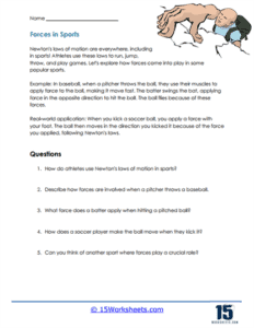 Newton's Laws of Motion Worksheets - 15 Worksheets.com