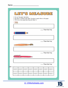 Measuring With Paper Clips Worksheets - 15 Worksheets.com