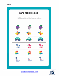 Visual Perceptual Worksheets - 15 Worksheets.com