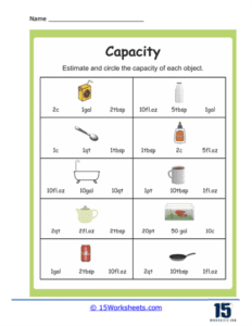 Measurement Worksheets - 15 Worksheets.com