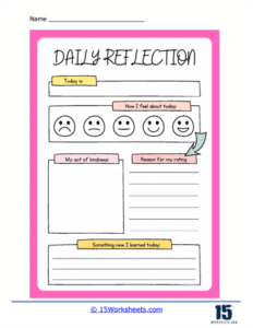 Daily Routine Worksheets | Kindergarten Thoughts - 15 Worksheets.com
