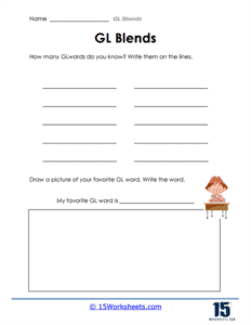 Gl Blends Worksheets - 15 Worksheets.com