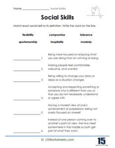 Social Skills Worksheets | Communicate Better - 15 Worksheets.com
