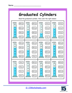 Graduated Cylinders Worksheets - 15 Worksheets.com