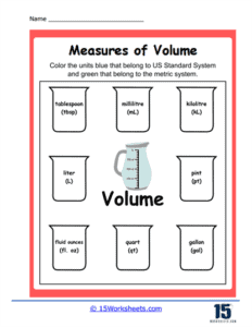 Measures of Volume Worksheets - 15 Worksheets.com