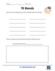 Tr Blends Worksheets - 15 Worksheets.com