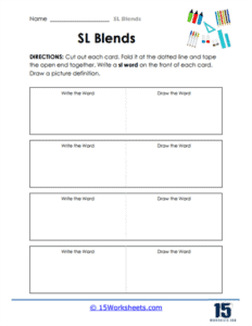 Sl Blends Worksheets - 15 Worksheets.com