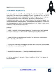 Scientific Method Worksheets - 15 Worksheets.com