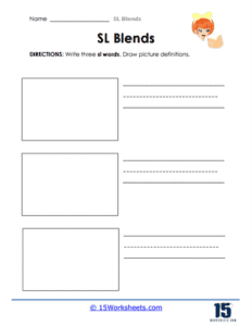 Sl Blends Worksheets - 15 Worksheets.com