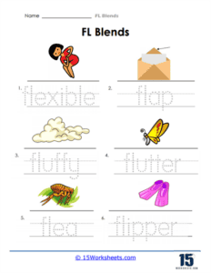 Fl Blends Worksheets - 15 Worksheets.com
