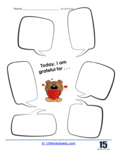 Gratitude Worksheets | Reflection & Positive Growth - 15 Worksheets.com
