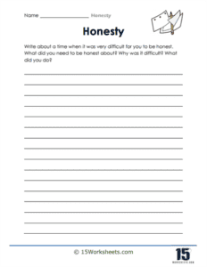 Honesty Worksheets - 15 Worksheets.com