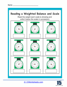 Reading Balances and Scales Worksheets - 15 Worksheets.com