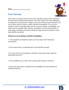 Scientific Method Worksheets - 15 Worksheets.com