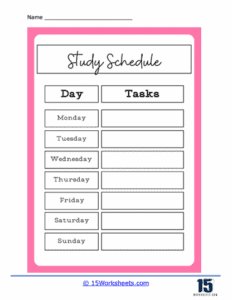 Kindergarten Daily Routine Worksheets - 15 Worksheets.com