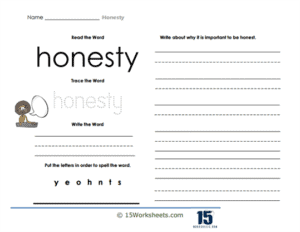 Honesty Worksheets - 15 Worksheets.com