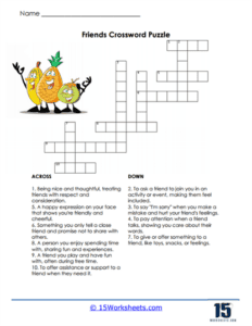 Friendship Worksheets | Building Trust and Respect - 15 Worksheets.com